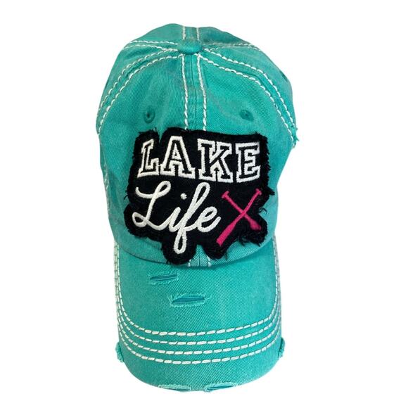 KBETHOS | Accessories | Kbethos Vintage Lake Life Distressed Ball Cap ...